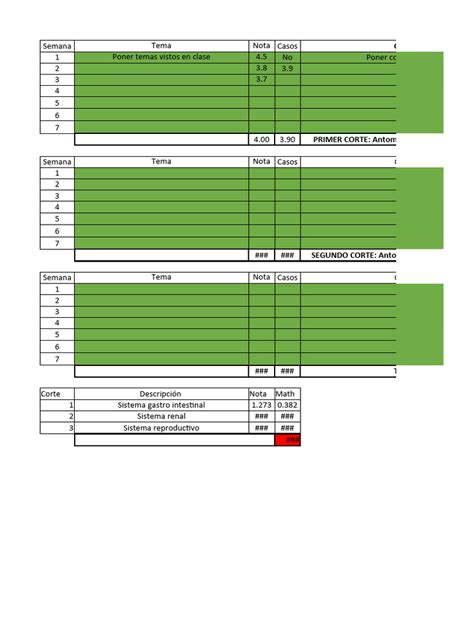 Notas Tercer Semestre Descargar Gratis Pdf Órgano Anatomía