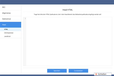 Wie Füge Ich Html Code In Den Headbereich Meiner Page4 Website Ein Hilfe