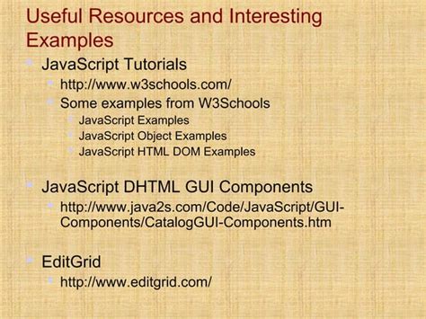 Javascript Ppt