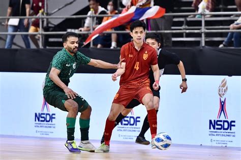 Thai Futsal Defeated Saudi Arabia 2 0 Won 3rd Place Nsdf Futsal 2023