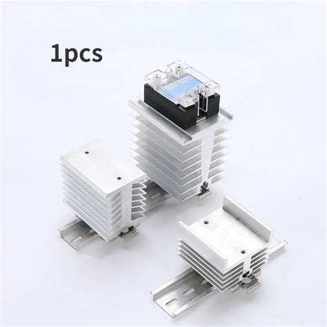 1pcs 알루미늄 단상 솔리드 스테이트 방열판 방열 용 라디에이터 냉각베이스 솔리드 방열 Aliexpress