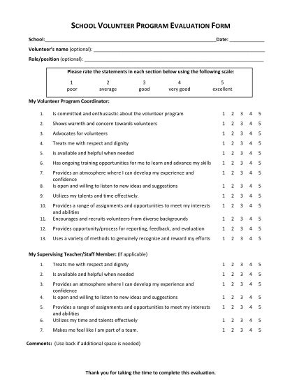 Program Evaluation Report