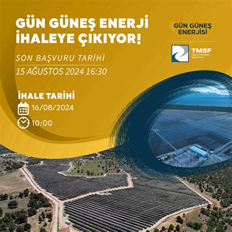 Yenilenebilir Enerjide Dev Satış Tmsf Enerji şirketlerini Ihaleye