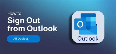 How To Log Out Of Outlook Step By Step Guide Geeksforgeeks
