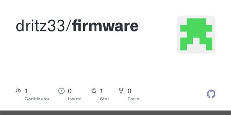 Github Dritz33firmware