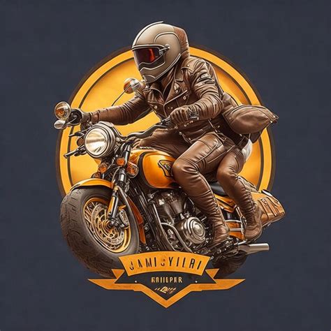 Premium AI Image Minimalist Bike Logo