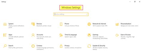 How To Open And Use Windows 10 Settings