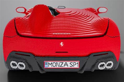 Life Sized Lego Ferrari Monza Sp1 Is Inspiration Enough For Budding