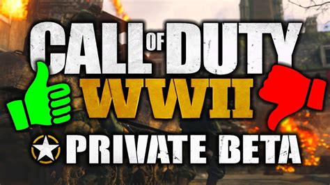 Cod Ww2 Beta Impressions And Final Thoughts Youtube