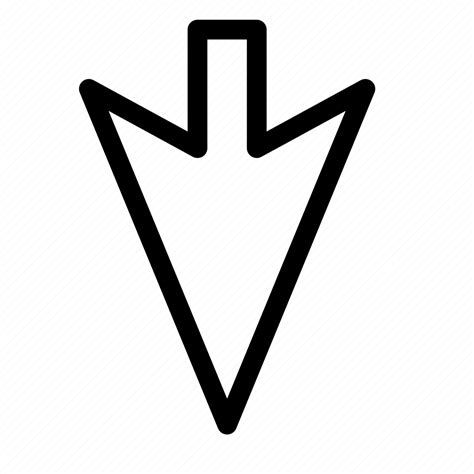 Cursor Down Mouse Click Direction Arrow Select Icon Download On Iconfinder