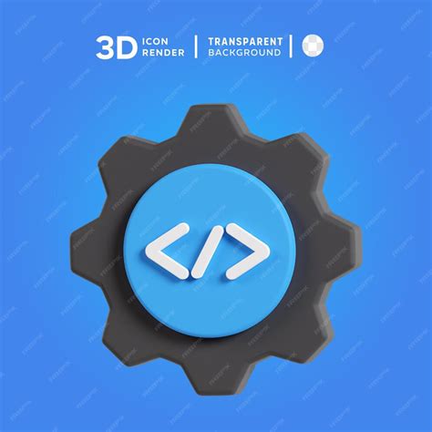 Premium Psd Psd Coding Configuration 3d Illustration