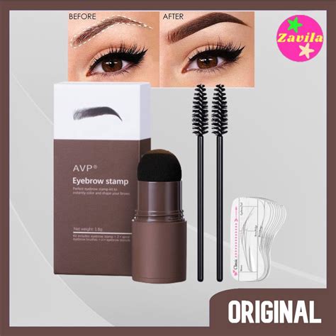 Jual Eyebrow Stamp Shaping Kit Penebal Alis Cetak Alis Stempel Alis Avp