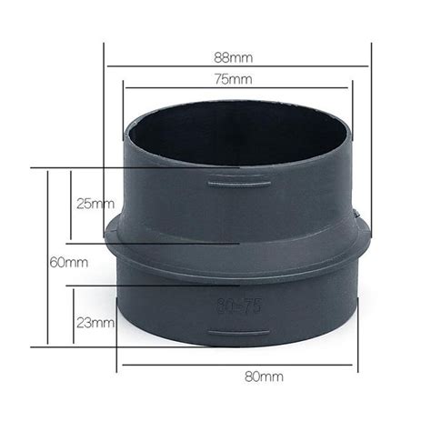 تسوق 75mm To 80mm Parking Heater Ducting Reducer Connector Air اونلاين