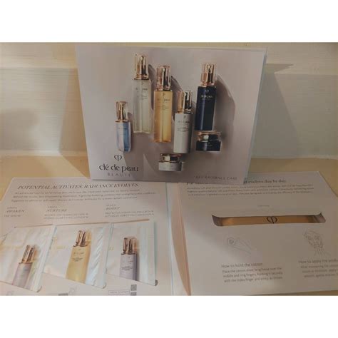 保證專櫃貨 Cle De Peau Beaute 肌膚之鑰 精萃光采組 豪華體驗組恆潤光采氣墊粉霜／精粹光彩激光晶露 蝦皮購物