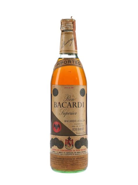 Bacardi Superior Rum Carta De Oro Mexico S The Whisky