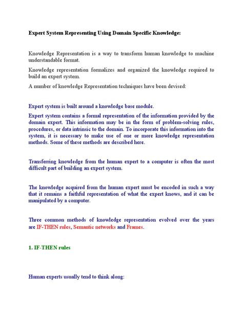 Ai Unit 4 Lecture 2 Download Free Pdf Knowledge Representation And