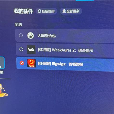 [求助][求插件]在大脚里想要卸载bigwigs nga玩家社区