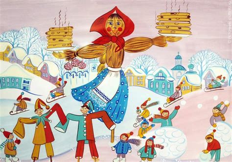 Чучело масленицы рисунок Как сделать рисунки на Масленицу Рисуем