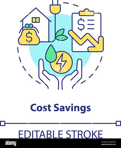 Cost Savings Concept Icon Stock Vector Image And Art Alamy