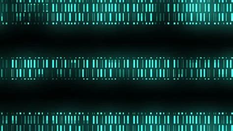 Blue Dna Data Code Background Loop Seam Stock Video Pond