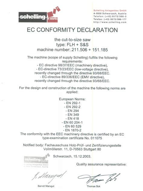 Ce Declaration Pdf