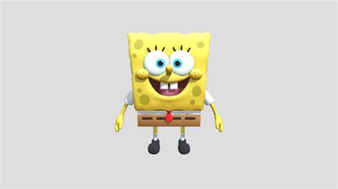Spongebob Download Free 3d Model By Kyle River Withem [b9daab4] Sketchfab