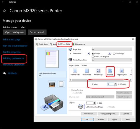 Printer Margins Helpdesk