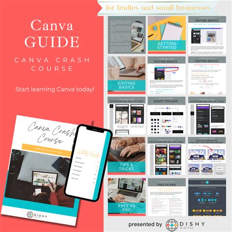 Canva Crash Course - For Tradies and Small Businesses - Dishy Digital - Digital Marketing Resources