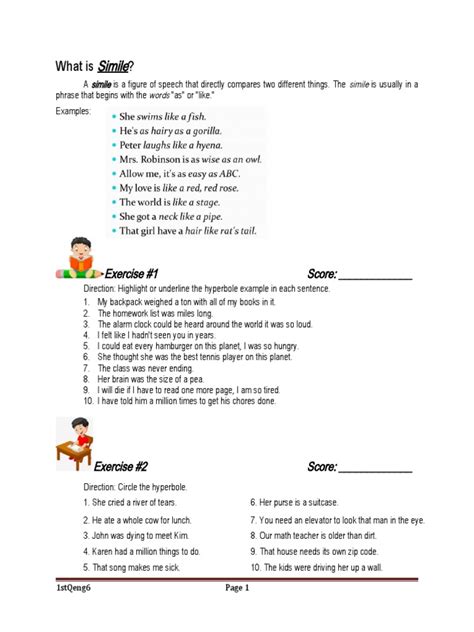 Exploring Figurative Language A Guide To Understanding Similes Hyperboles And Personification