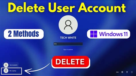 How To Delete User Account On Windows 11 2 Methods Youtube