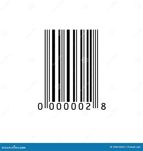 Barcode Vector Barcode Macro Photograph Of A Bar Code Stock