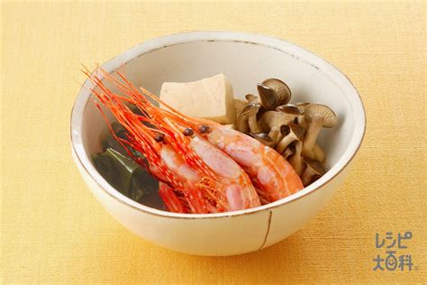 えびと豆腐の炊き合わせのレシピ・作り方｜レシピ大百科（レシピ・料理）｜【味の素パーク】 木綿豆腐やしめじを使った料理