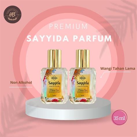 Jual SAYYIDA PARFUM PREMIUM ML TANPA ALKOHOL PARFUM WANGI AWET TAHAN LAMA Shopee Indonesia