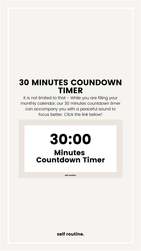 Boost Your Productivity With A Minute Countdown Timer