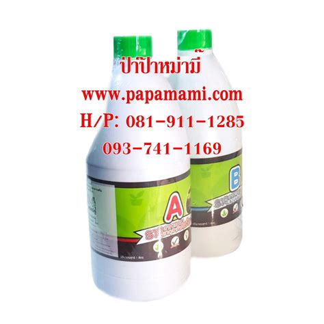 ธาตุอาหาร A B สำหรับปลูกพืชไร้ดิน 1 ลิตร