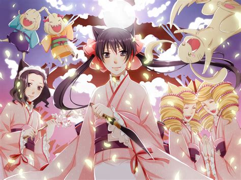 Zakuro Susukihotaru Bonbori Hoozuki Mamezou And 2 More Otome
