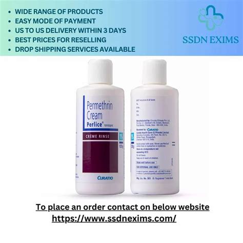 Permethrin Cream Perlice For Personal 100 Gm At Rs 200 Piece In
