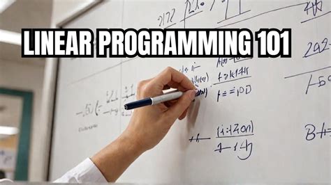 Lesson 2 Introduction To Linear Programming Problem Lpp Formulation And Assumptions Youtube