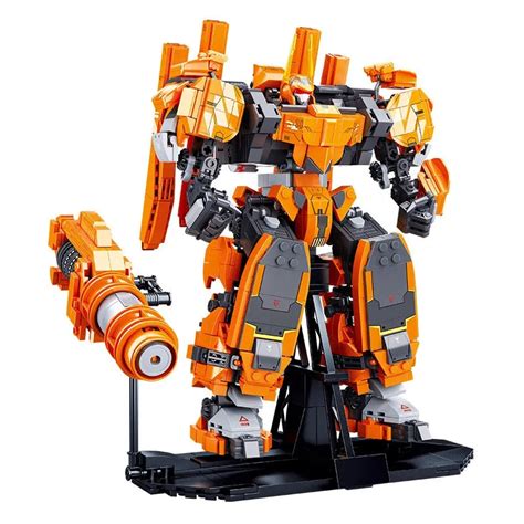 Moc Expert Hot Steel Mecha Robot Warrior Building Blocks