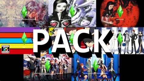 [sims 4 cc] persona 25th anniversary loading screens mod