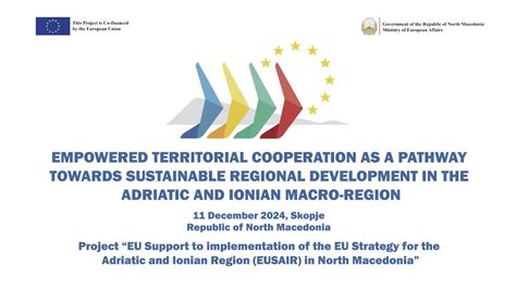 Eusair North Macedonia On Linkedin Излагање на министерот за европски