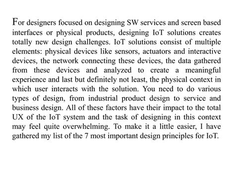 Design Principles Of Iot Iot Iot Principles Pptx