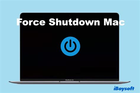 Does Mac Force Shutdown Damage Hardware