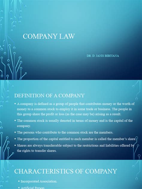 Company Law Pdf