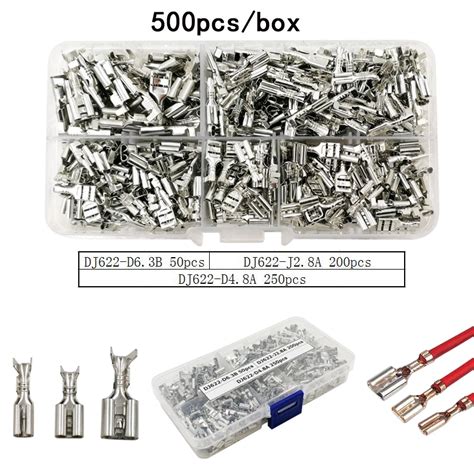 500pcs box dj622 j2 8a d4 8a d6 3b insert spring single crimper