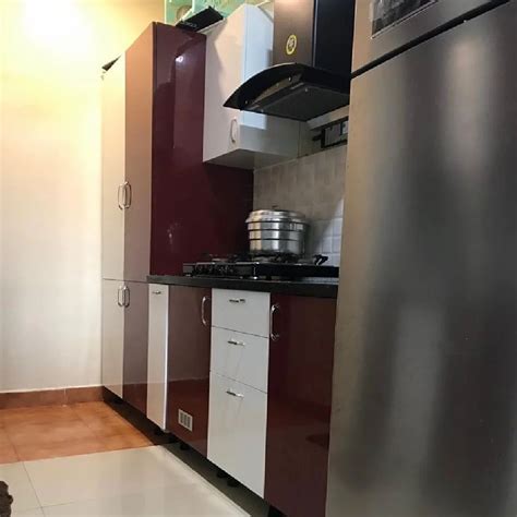 Modern Straight Wooden Modular Kitchen At Rs 1600 Sq Ft In Moradabad