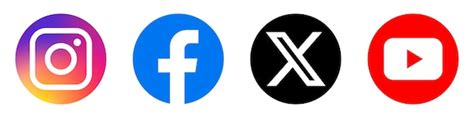Premium Vector Facebook X Instagram Youtube Tiktok Editorial Vector
