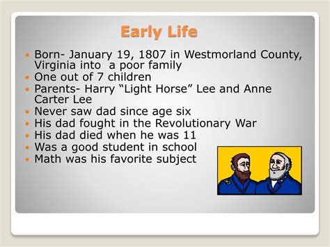 PPT Robert E Lee PowerPoint Presentation Free Download ID