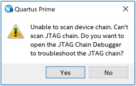 Jtag Problem Unable To Scan Device Chain On Cv Gt Development Kit Intel Community