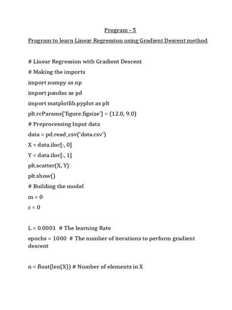 expt5 ml lab[1] pdf dependent and independent variables errors